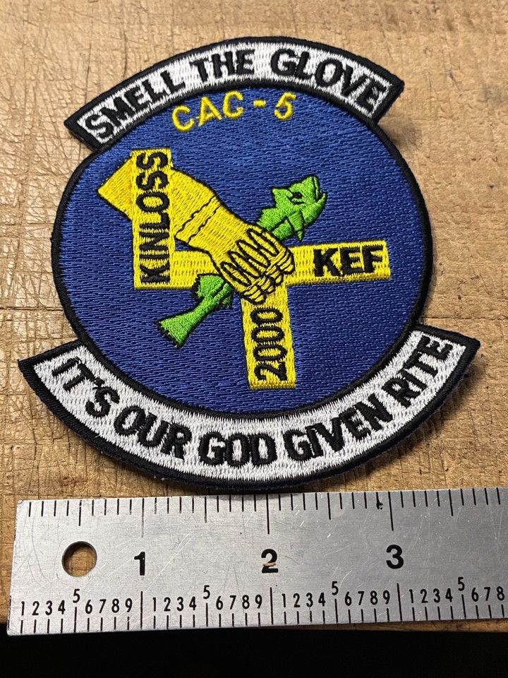 2000 US NAVY PATCH-CAC 5 Combat Air Crew Kinloss Keflavik Iceland ...