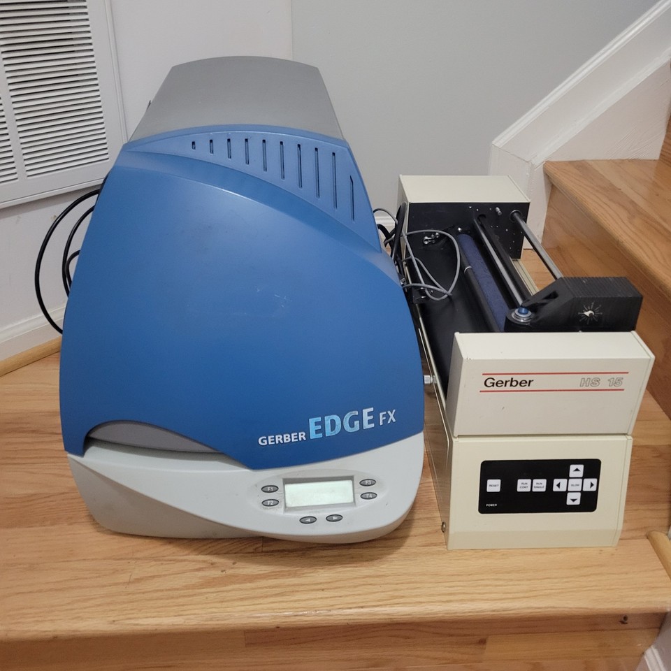 Gerber Edge FX thermal printer with HS15 Cutting Plotter and Extras | eBay