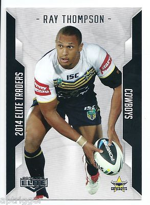2014 NRL Elite Base Card (36) Ray THOMPSON Cowboys | eBay Australia