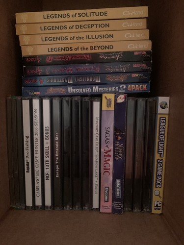 Lot Of 25 PC CD ROM Computer Video Games Used Good. | eBay