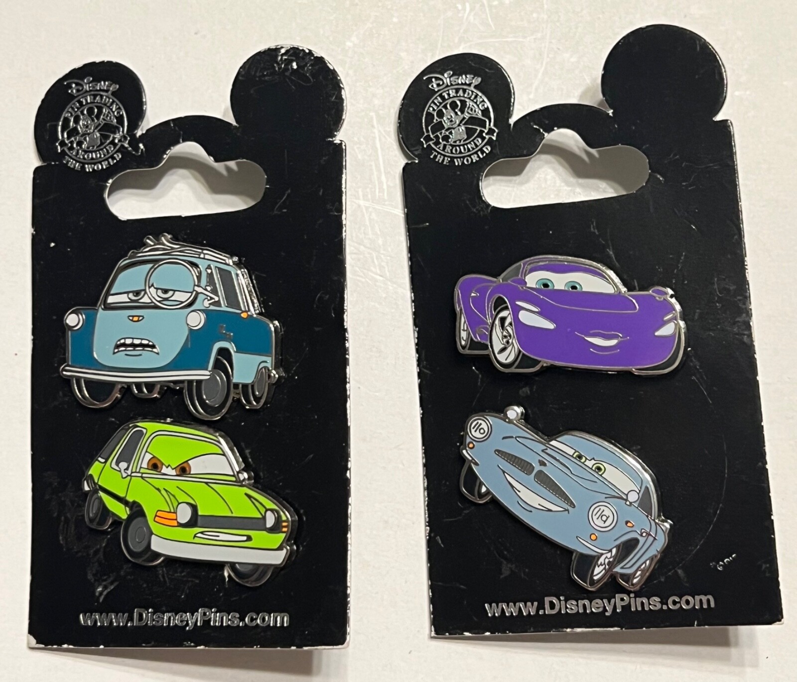 DISNEY Pixar Car 2- 2 Pin Sets (4) | eBay