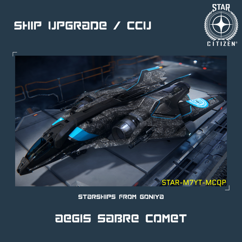 STAR CITIZEN - AEGIS SABRE COMET UPGRADE - (CCU) | eBay