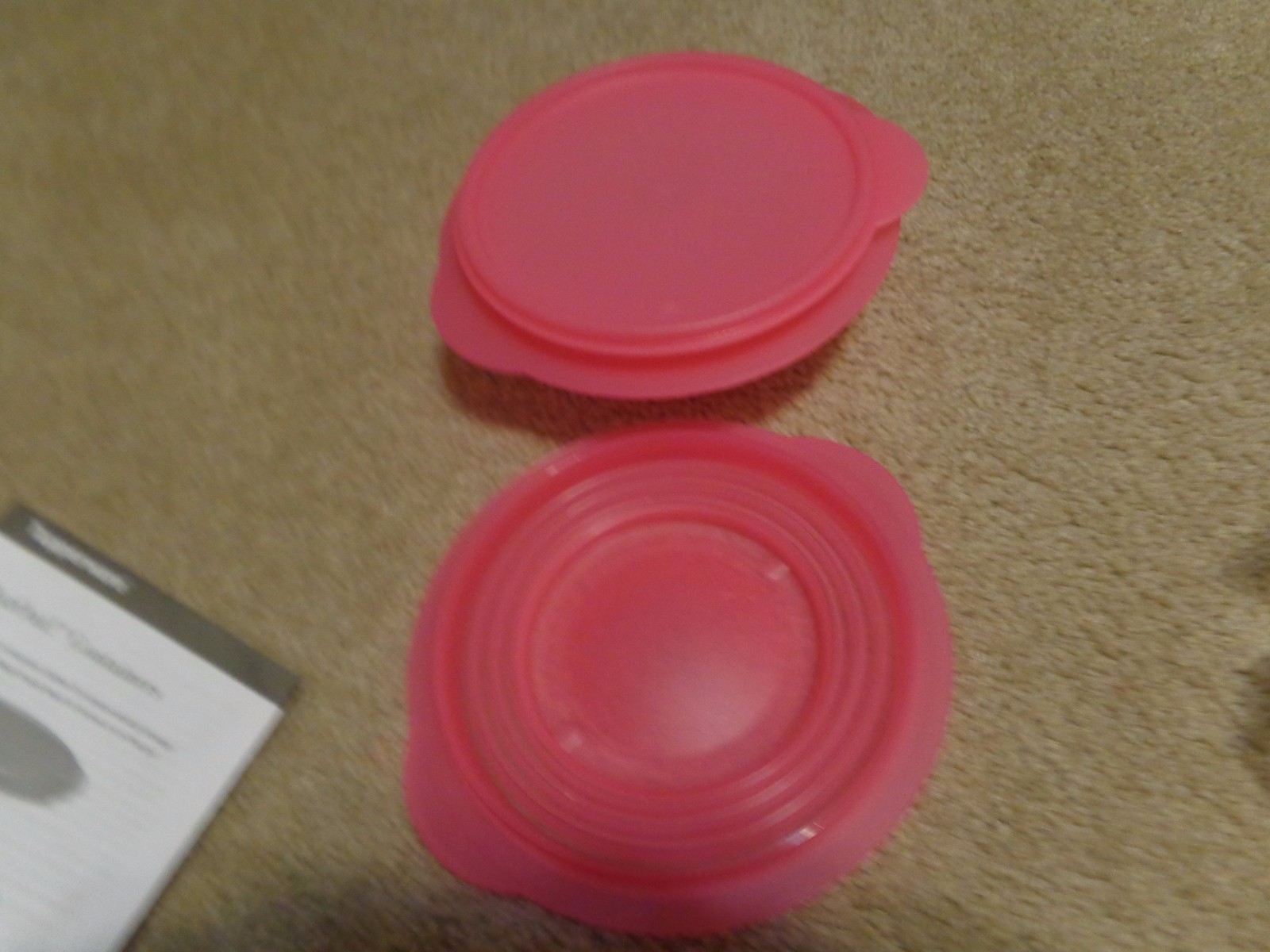 Tupperware Flat Out Containers Flat Out Bowls 3 Cup Lot Of 2 Pink New ...