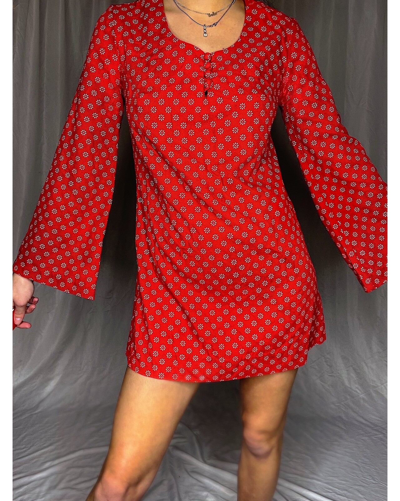 70s mini dress - Gem