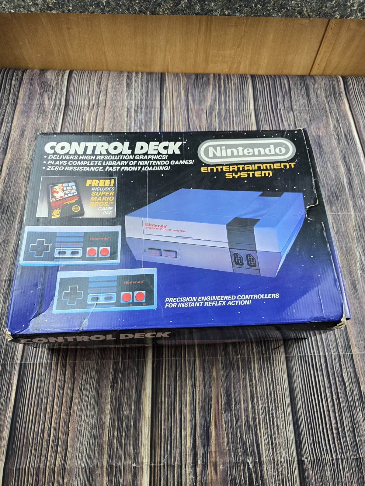 VTG Nintendo Entertainment System (NES) Control Deck BOX NO STYROFOAM ...