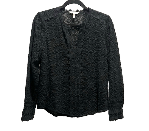 REBECCA TAYLOR Women's Florence Coquette Romantic Chiffon Silk Top ...