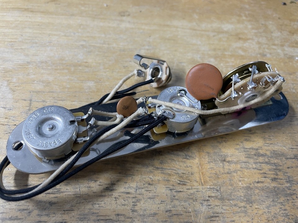 1953-1967 Style Fender Telecaster Wiring Harness 250k CTS Pots .05 .1 ...