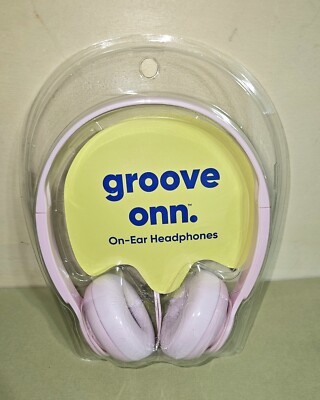 Groove Onn Adjustable Lightweight On-Ear Headphones 3.5 mm Aux cable ...