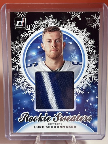 2023 Donruss Rookie Sweaters RC Luke Schoonmaker Dallas Cowboys | eBay