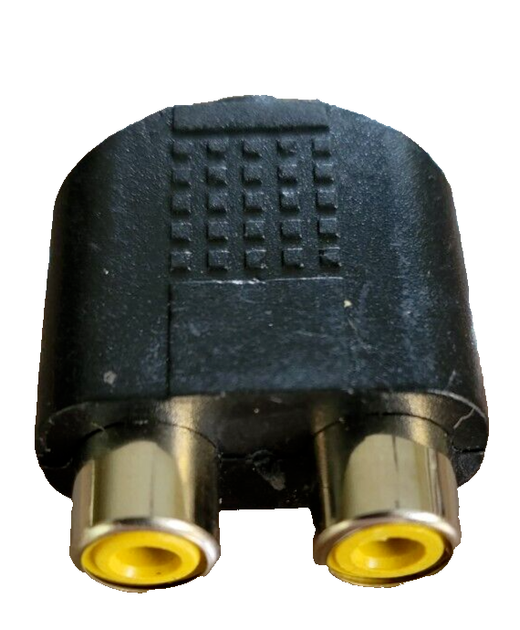 Dual RCA-Female to RCA-Male, Audio-Signal / Combiner / Splitter | eBay