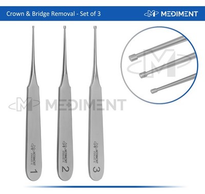 3 German Crown & Bridge Removal, Dental Crown Removal System, Crown ...