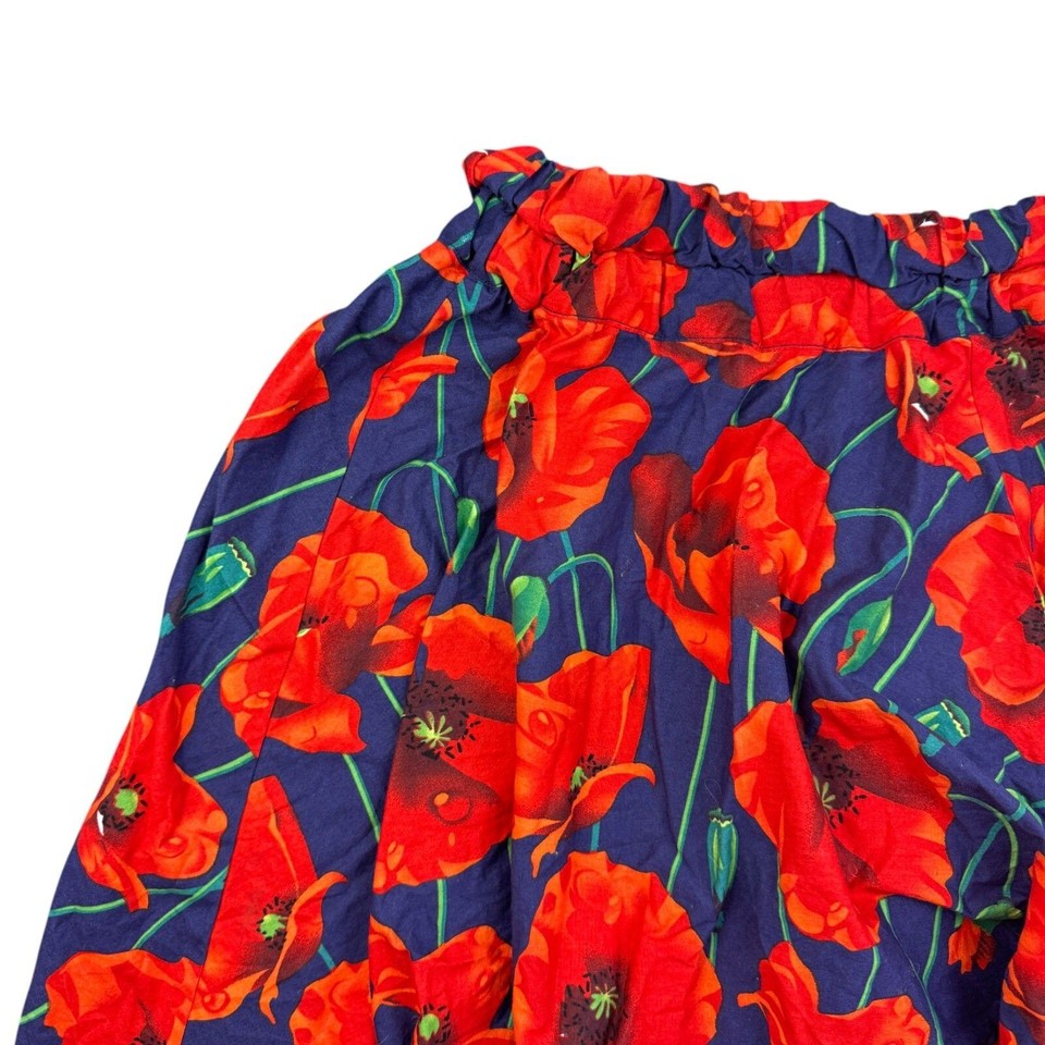 Tux Cat Skirt 16 Women's Multicolor Cotton Made in Wales 1950s Style ...