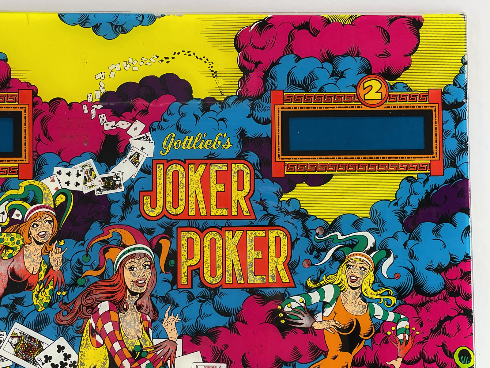 Gottlieb Joker Poker Pinball Machine Game Backglass ORIGINAL | eBay