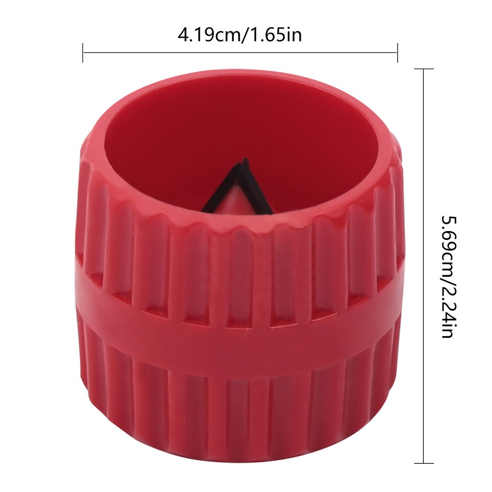 1PCS Red Inner & Outer Reamer Pipe and Tube Deburring Reamer Tubing ...