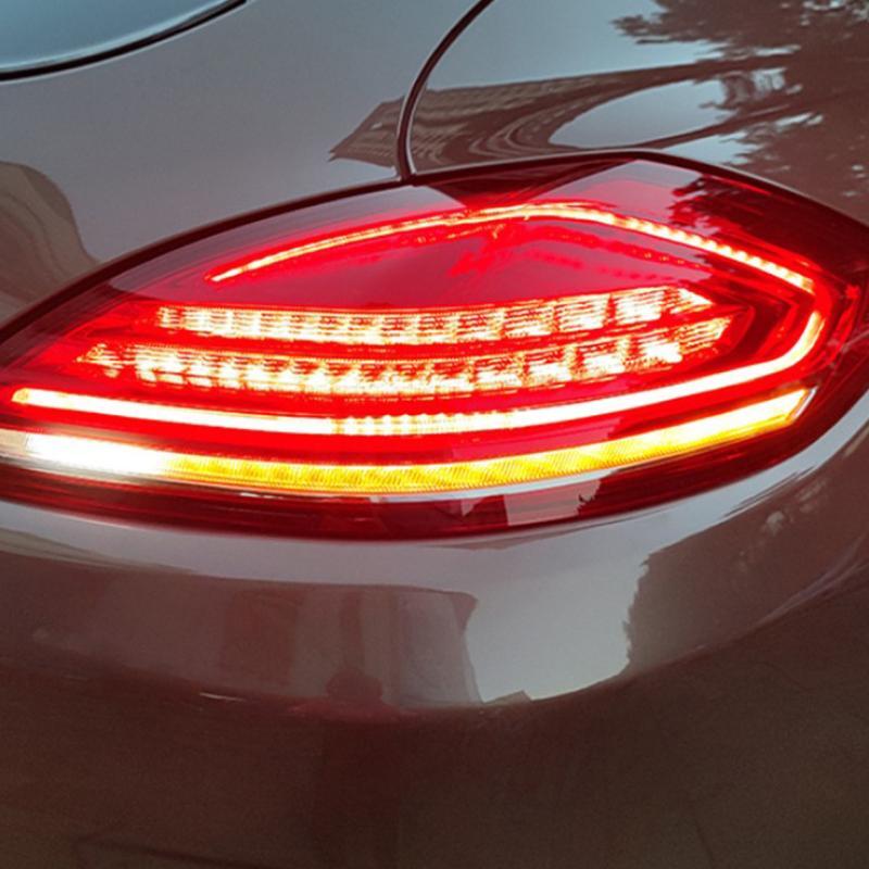 Pair Red Upgrade Facelift Tail Light Assembly For Porsche Panamera 970 ...