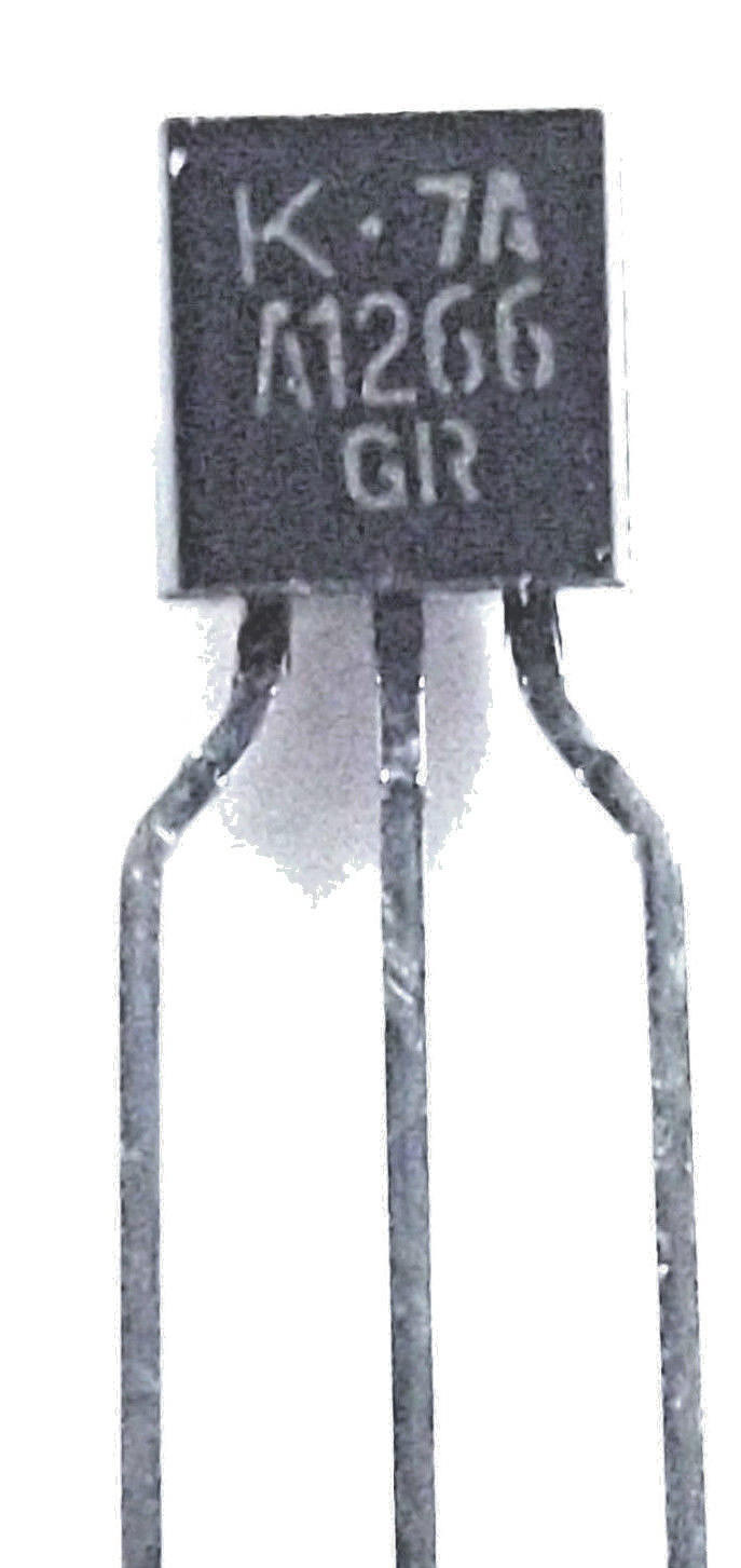 2SA1266 Marked A1266 Low noise epitaxial planar transistor. TO-92 ...