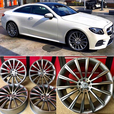 MERCEDES BENZ 20 INCH RIMS WHEELS SET4 NEW 20/8.5 20/9.5 FIT E300 E350 ...