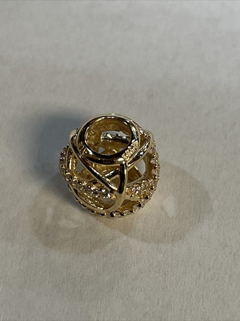 Authentic PANDORA Charm 14k Gold Galaxy With Clear CZ 750827CZ for sale ...