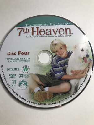7th Heaven DVD Replacement Disc Season 1 Disc 4 | eBay