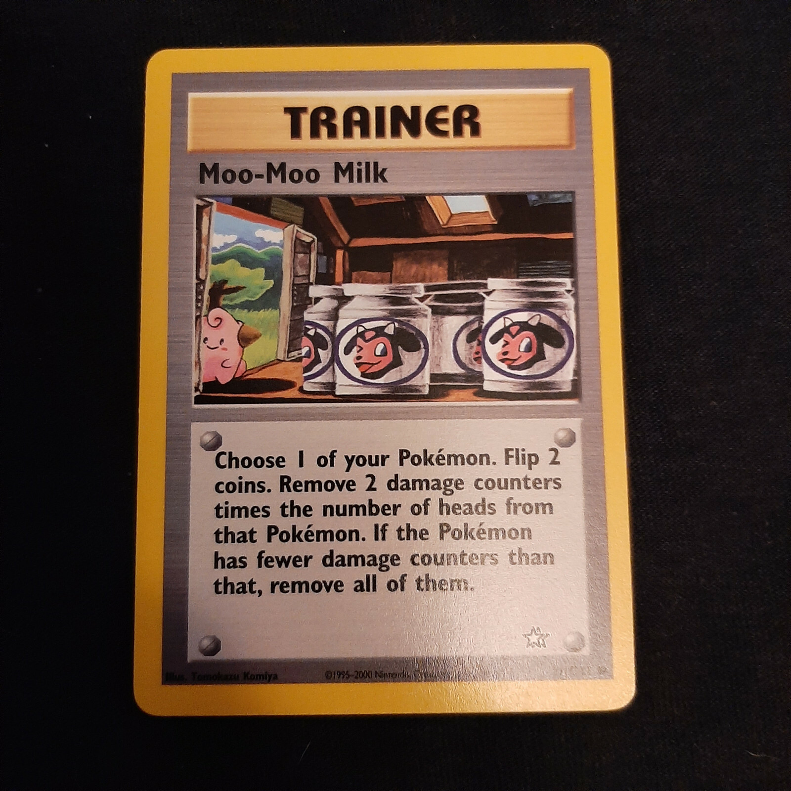 Moo-Moo Milk 101/111 Trainer Pokemon Card 1999-2000 Common NEO | eBay