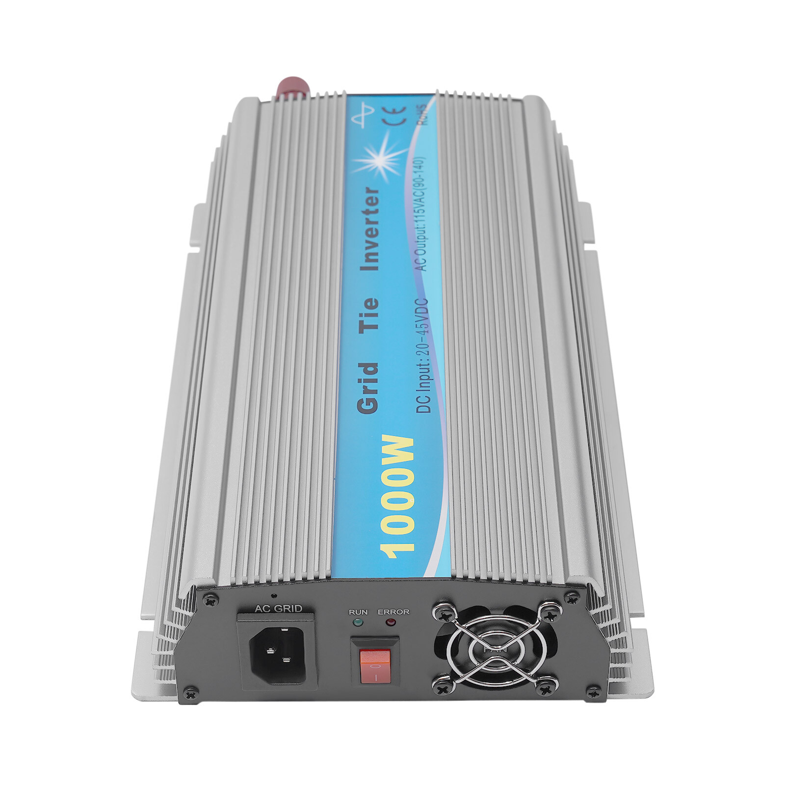 1000W 110V Grid Tie Inverter Use For 36V Solar Panel Pure Sine Wave ...