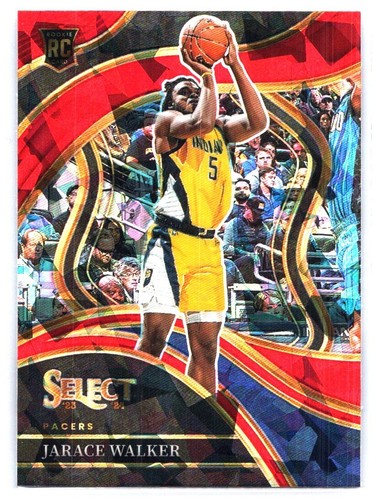 2023-24 Panini Select JARACE WALKER #273 Courtside Red Cracked Ice ...
