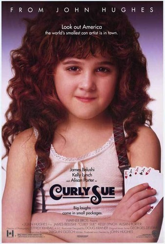 CURLY SUE Movie POSTER 27x40 James Belushi Kelly Lynch Alison Porter ...