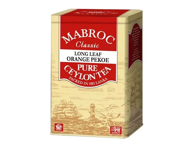 Mabroc Long Leaf Orange Pekoe Black Ceylon Tea 400g Pure Ceylon Tea ...