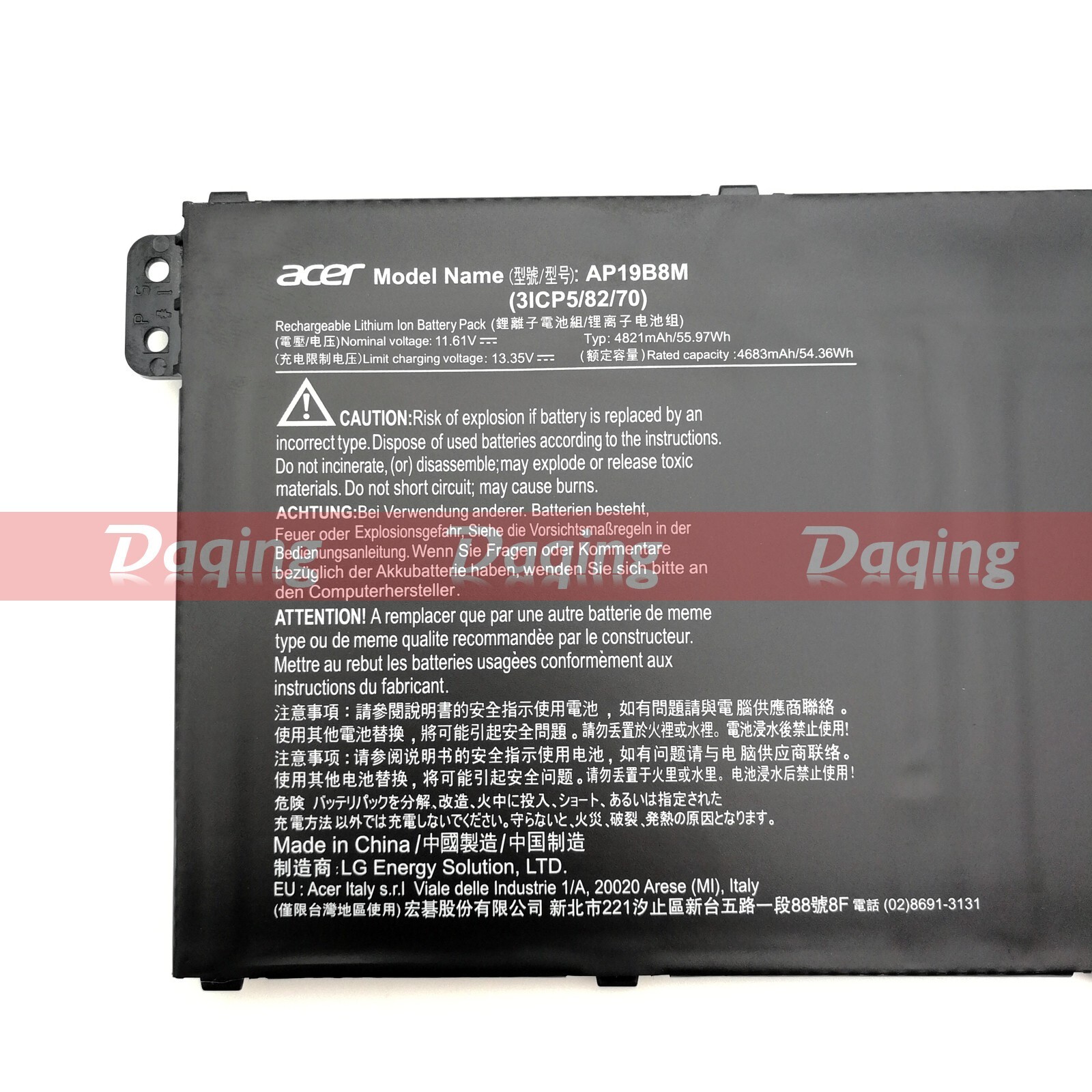 New Original AP19B8M Battery for Acer TravelMate P4 TMP414-51 Swift 3 ...