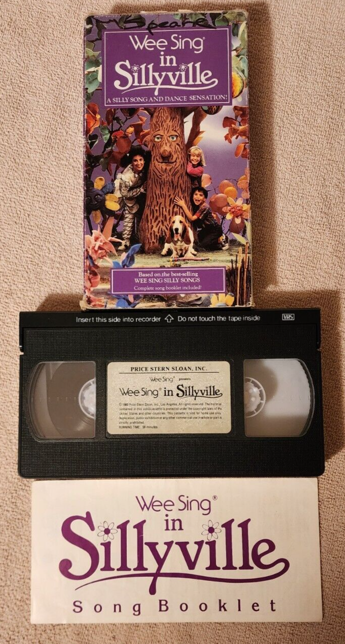 Wee Sing in Sillyville VHS Video Tape Silly Song Dance 1989 Beall Nipp ...