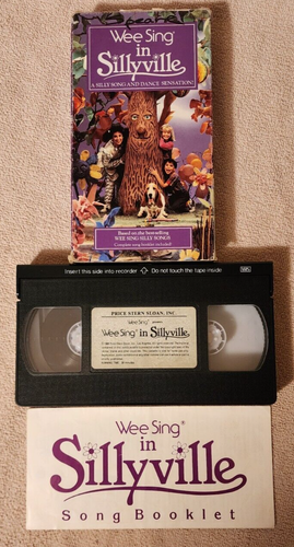 Wee Sing in Sillyville VHS Video Tape Silly Song Dance 1989 Beall Nipp ...