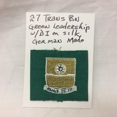 Vintage Military Shoulder Epaulet Loop Army 27th Transportation ...