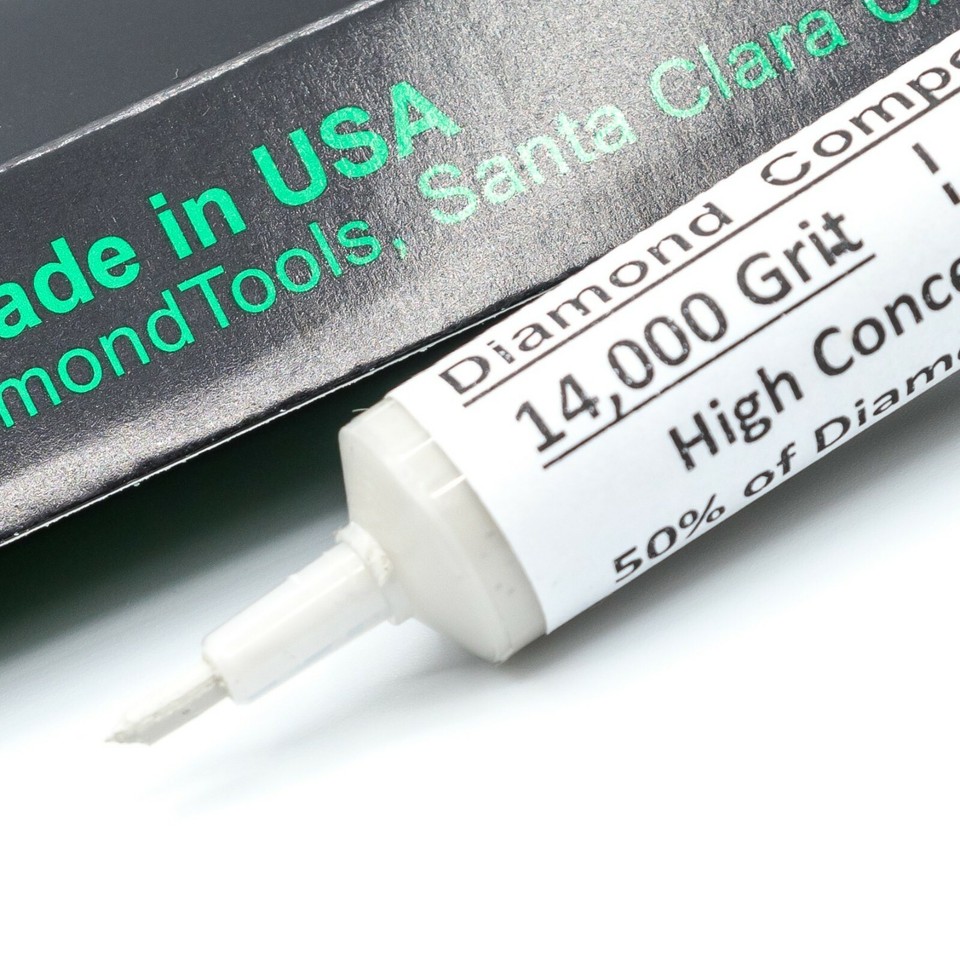 Diamond Paste Compound Polishing Lapidary; 10 Grams 50,000 Grit to 400 ...