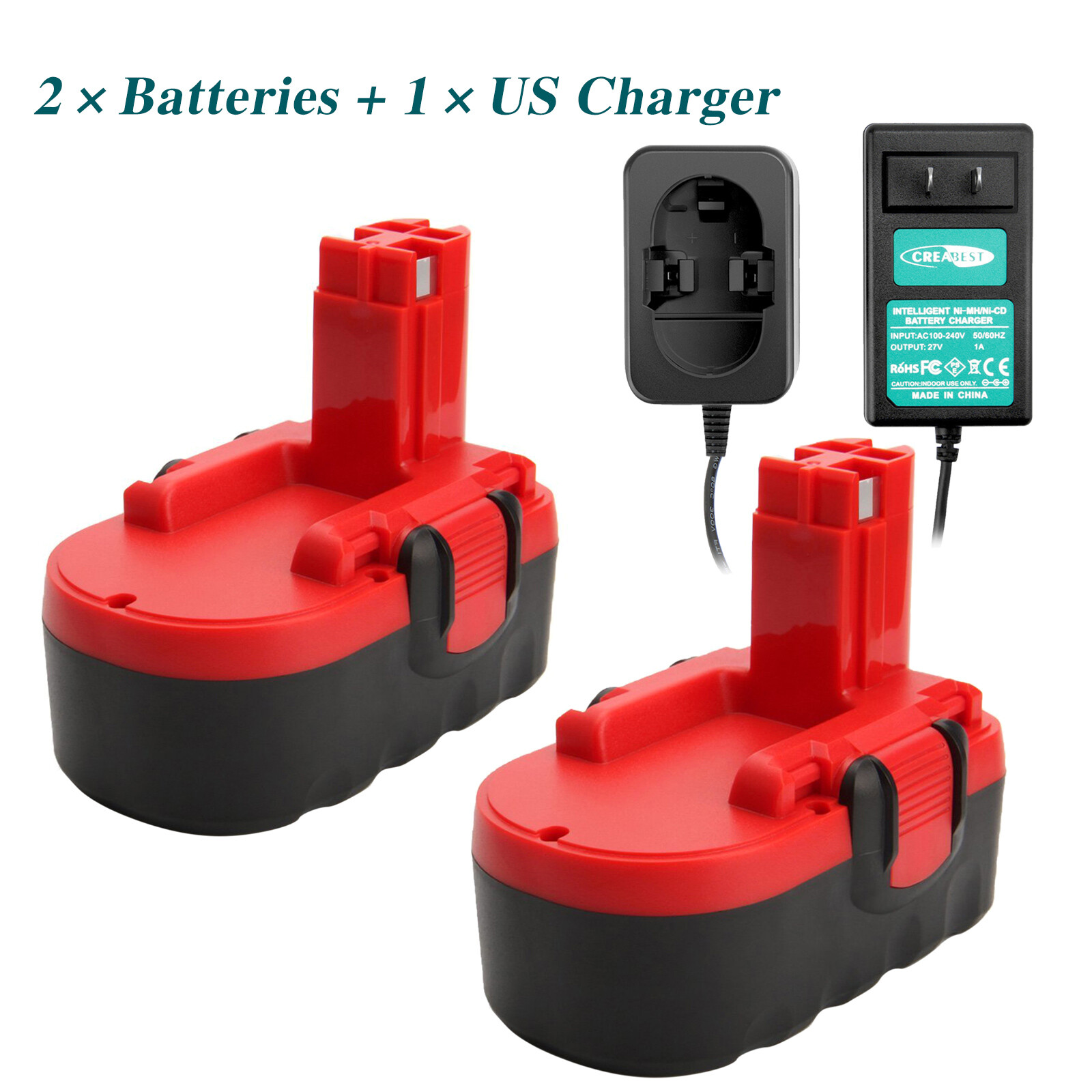 For Bosch BAT025 BAT026 BAT160 BAT180 GSB 18VE-2 18V 3.5Ah Ni-MH ...