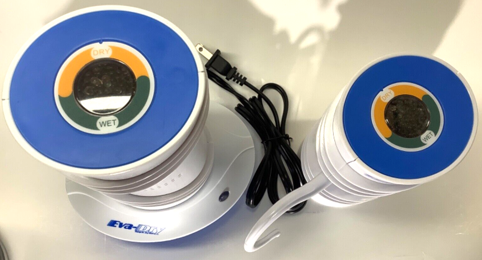Eva-Dry Mini Dehumidifier Air Dry System with Drying Base AE-50 Dry Wet ...