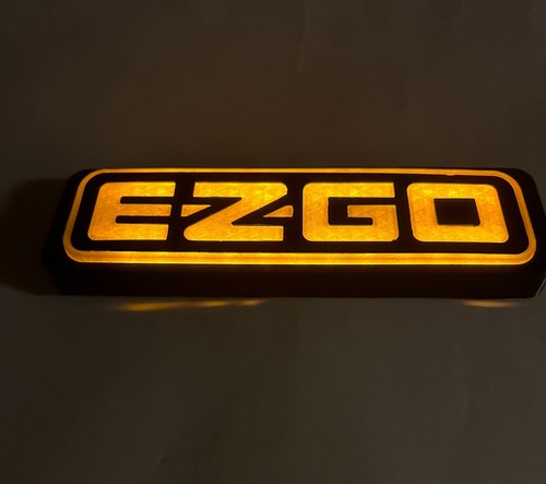 EZGO 2008-2022 TXT RXV Golf Cart LED Emblem/Nameplate, Logo, Sticker | eBay