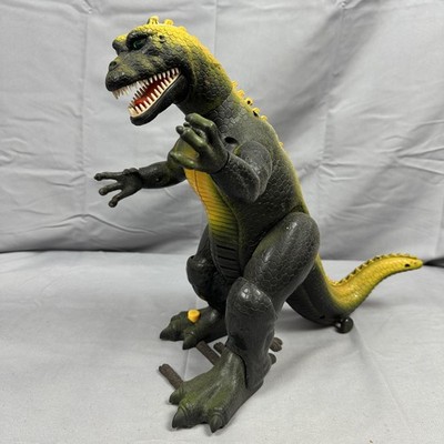 Vintage 1987 New Bright Smoking Dinosaur Godzilla Toy Figure Lights Up ...