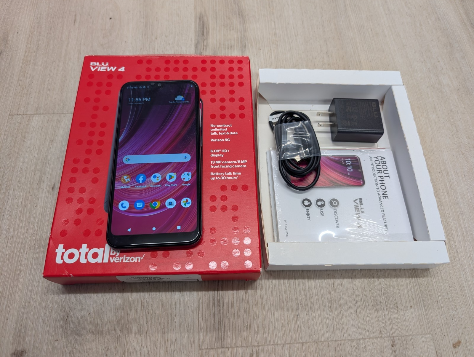 Blu View 4, 32GB, B135DL, Total Wireless By Verizon, Android Each Sold ...