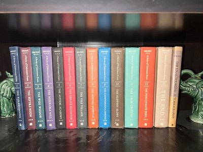 A Series of Unfortunate Events By Lemony Snicket 1-13(14) Complete Set ...