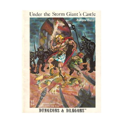Judges Guild D&D Module Under the Storm Giant's Castle (2nd) VG+ | eBay