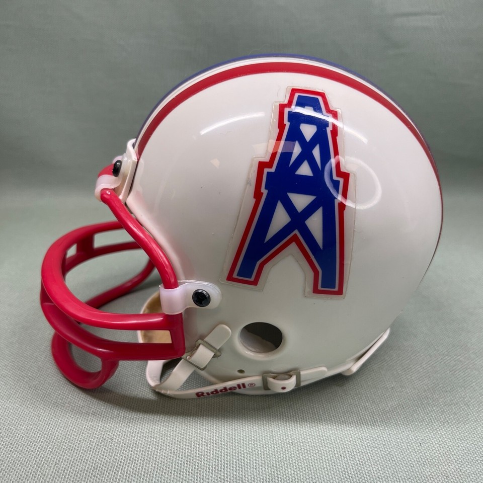 Vintage 1995 Riddell Houston Oilers Officially Licensed Mini Helmet | eBay