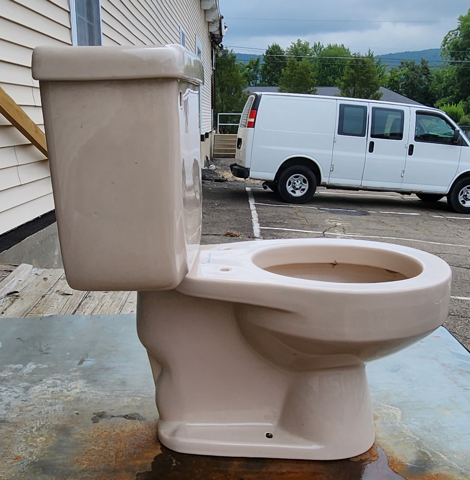 American Standard Bone color toilet | eBay