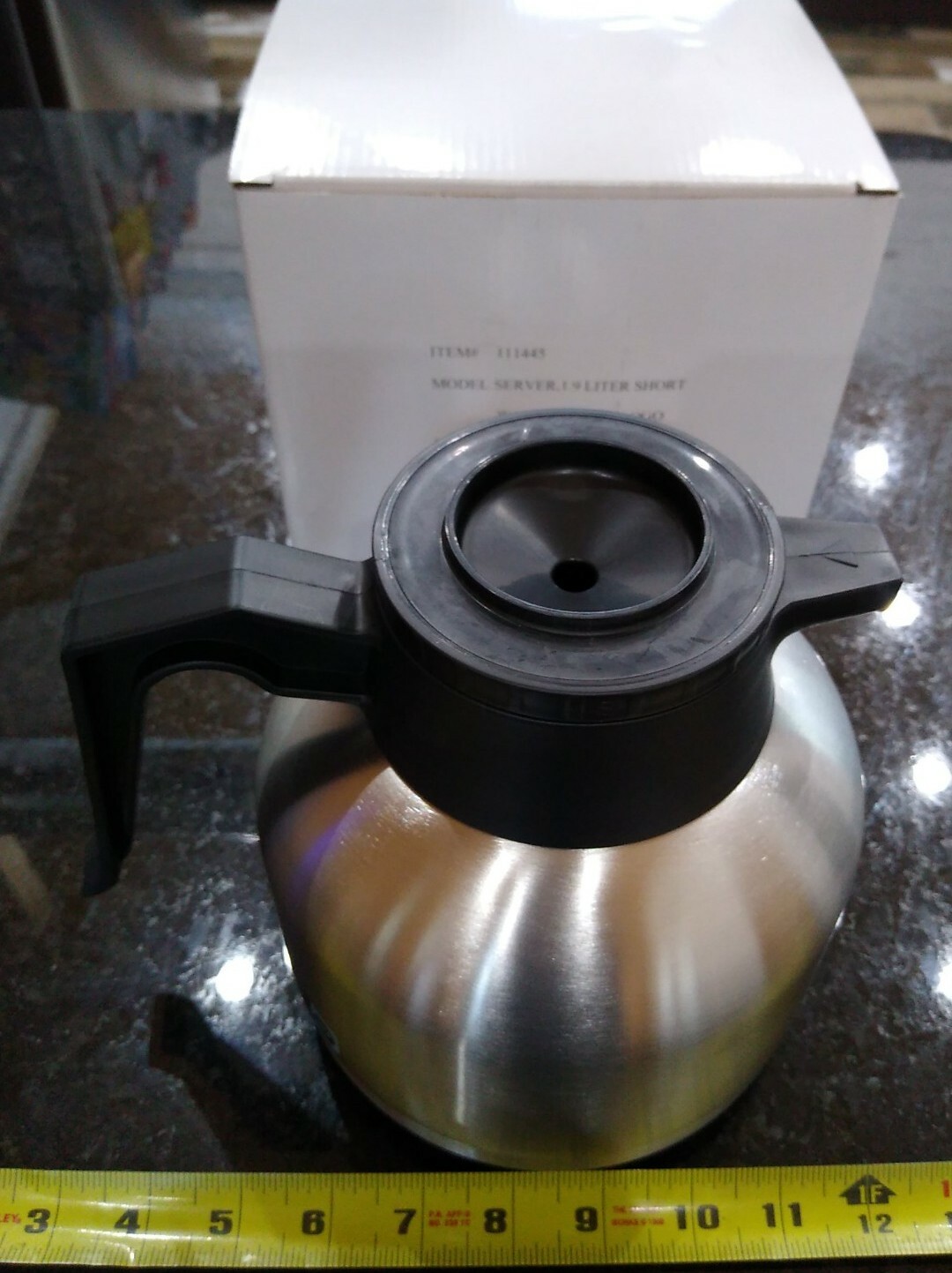 Newco Vaculator 1.9 Liter Thermal Coffee Carafe Stainless Steel 111445 ...