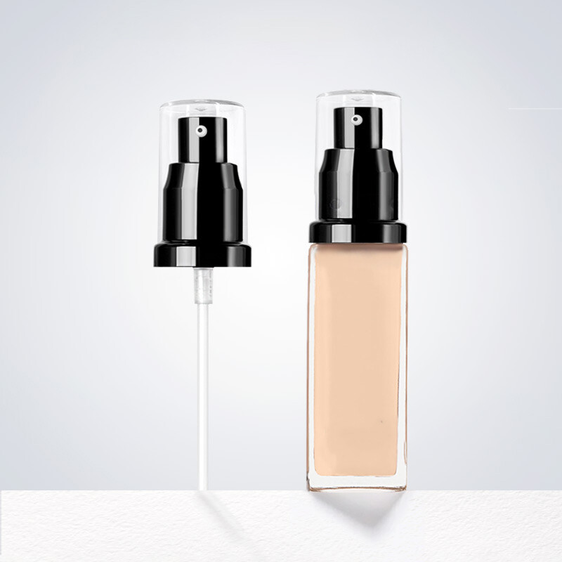 1PC Liquid Foundation Pump Fluid With Button Protect lock No leaking ...