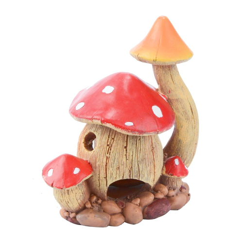 5.9*5.11*3.54 Inches Mushroom House Aquarium Decorations Aquarium ...