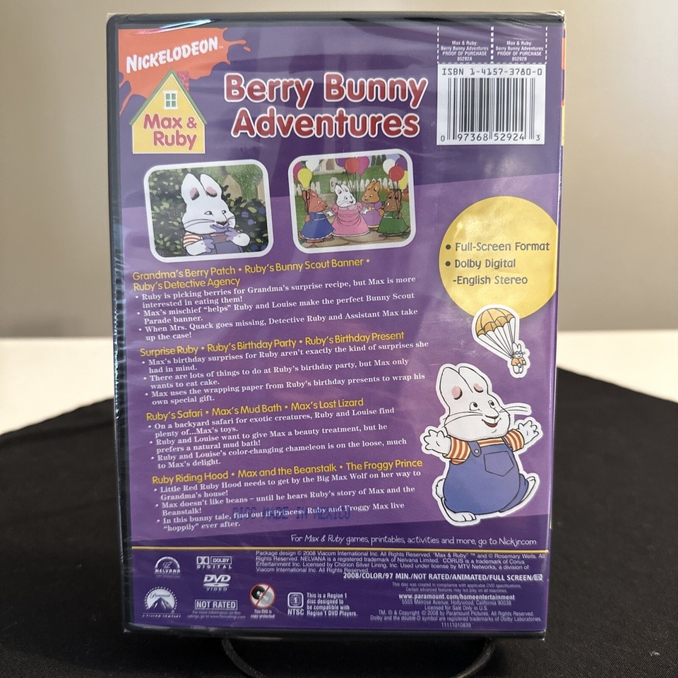 NICK JR. MAX & RUBY - Berry Bunny Adventures + Easter w/Max & Ruby 2 ...