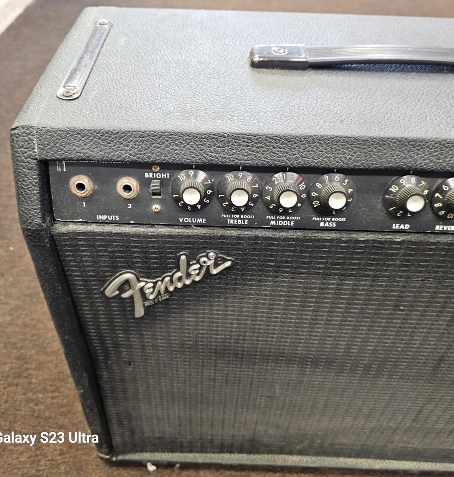 Fender 75 Guitar Tube Amp Combo 1x12 Speaker Ship World Wide | eBay