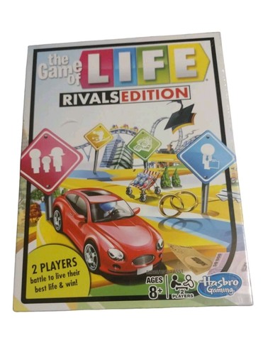 The Game of Life Rivals Edition Hasbro 2 Players Family Game Night NIB ...