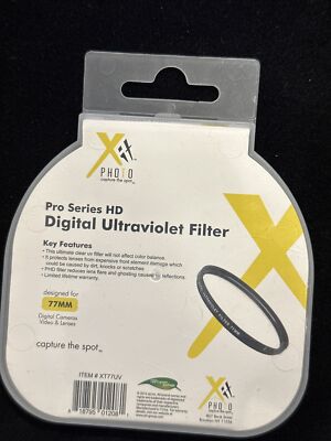 PHOTOGRAPHY - XIT PRO SERIES MULTI-COATED HD DIGITAL UV FILTER 77MM ...