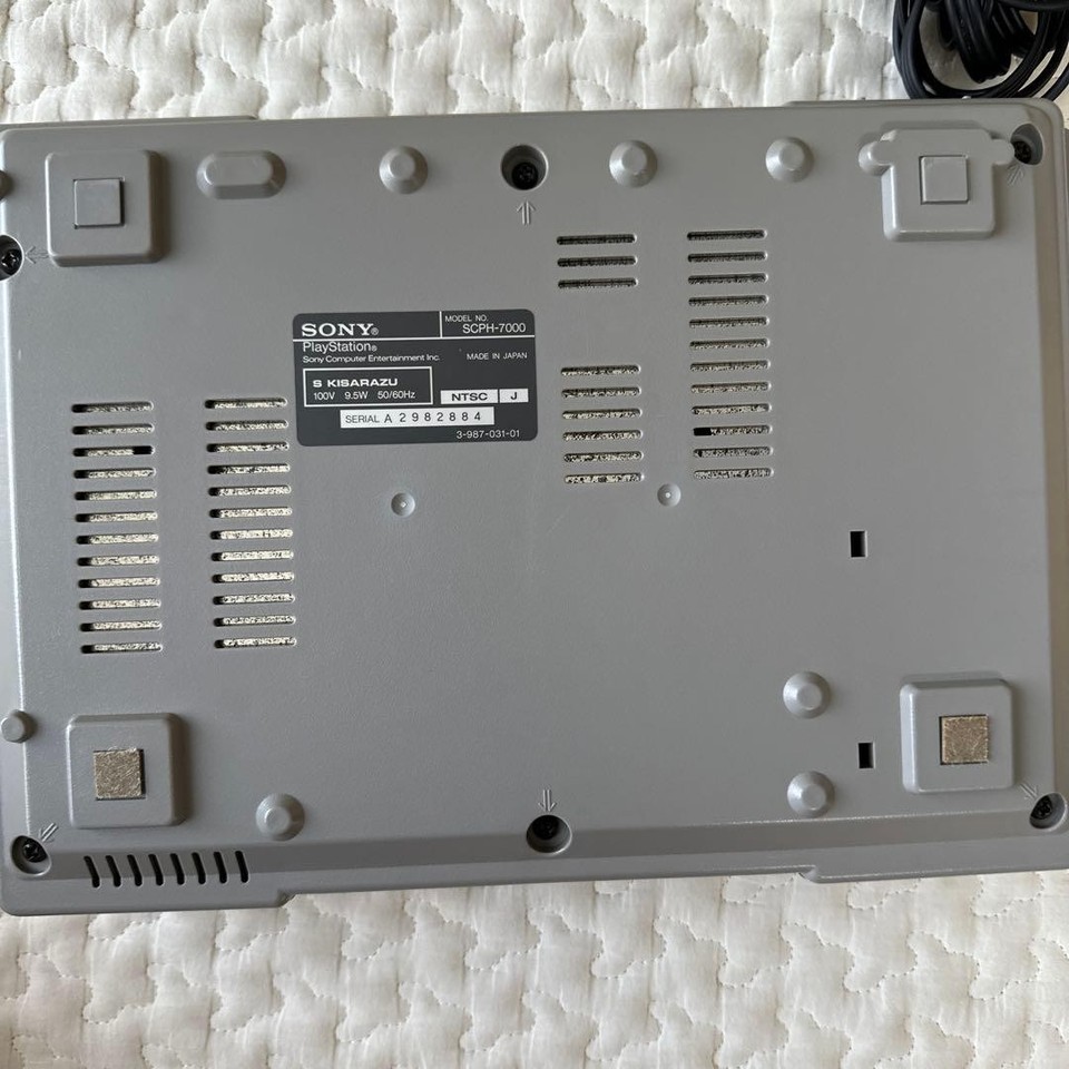 PlayStation Gray Console - Tested with PS2 power cord, No power cable ...
